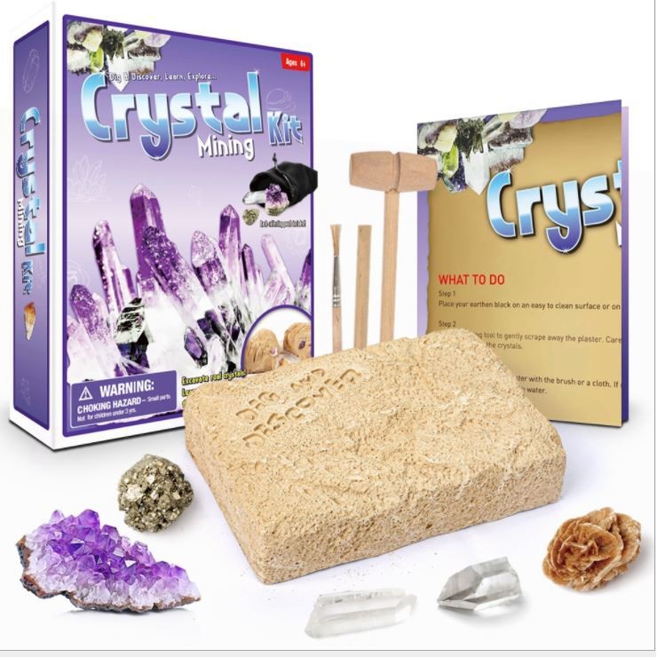 crystal Digger Treasure Hunt Set (crystal mining kit) | Shopee Philippines