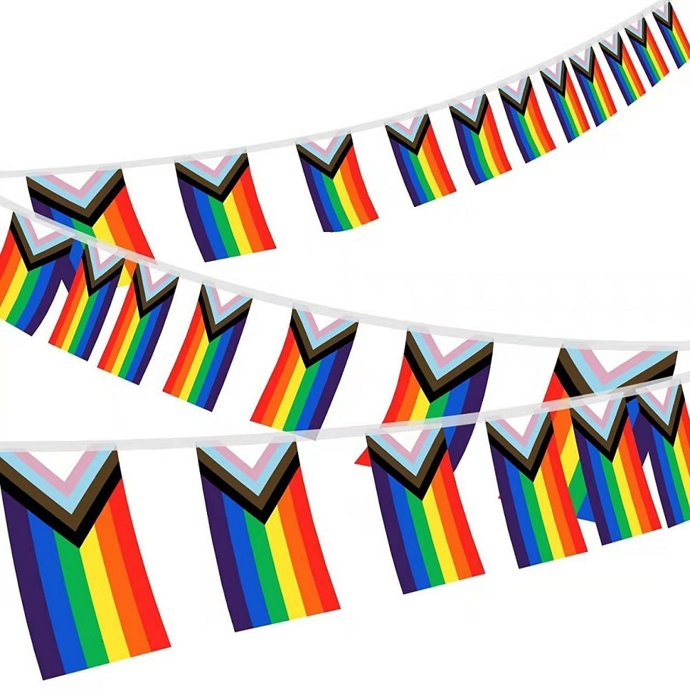 Rainbow Flag New Transgender LGBTQ Strip Rail Multi Colors LGBTQ+ LGBT ...