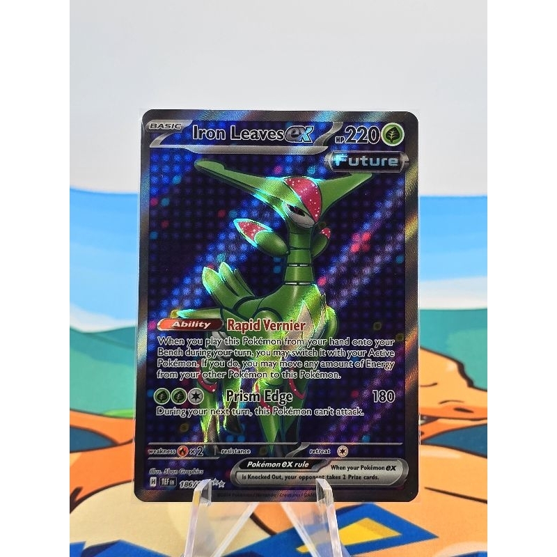Pokemon Card "Iron Leaves EX FA 186/162" ENG Temporal Forces SV05 ...
