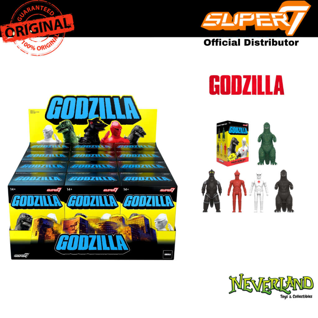 Super7 Blindbox Godzilla Toho Wave 1 Figures (Random Box) | Shopee ...