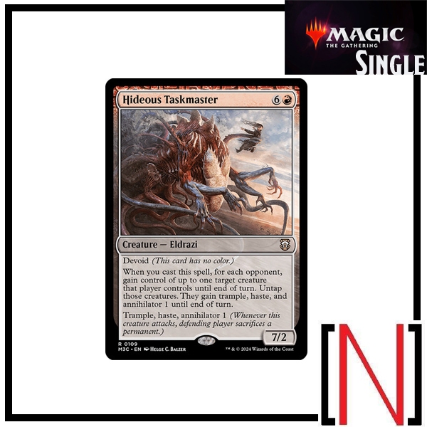 [MTG][Single][M3C] Hideous Taskmaster Level Rare [English] | Shopee ...