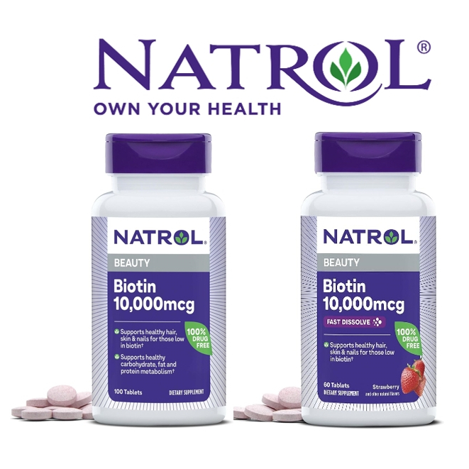 Natrol Biotin 10 000 mcg 100 Tablets 60 | Shopee Philippines