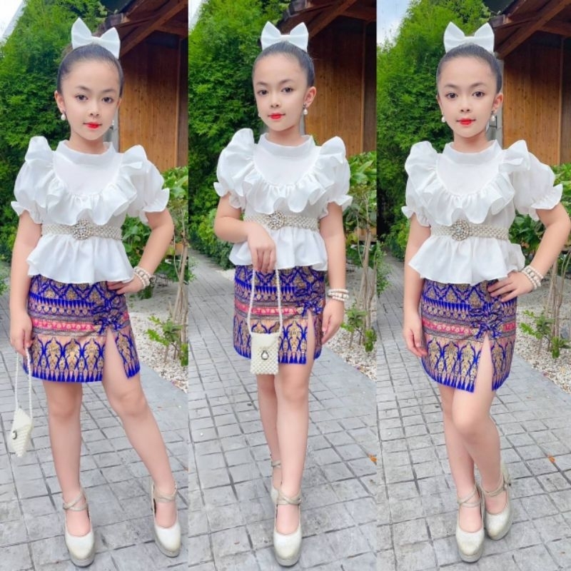 Thai Traditional Dress Girl ing | Shopee Philippines