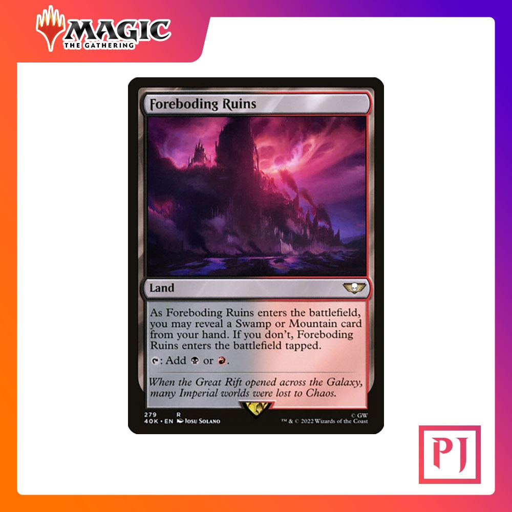 [MTG] Foreboding Ruins-Warhammer 40 000 [40K] [LAND] [RARE] [NORMAL ...
