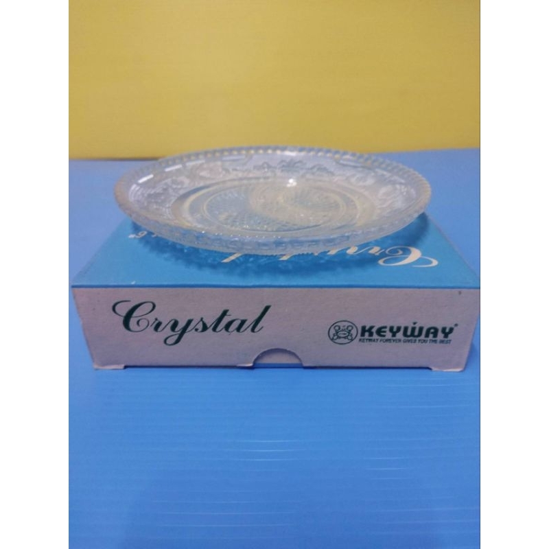 Patterned Glass Plate Set 6 Inch | Shopee Philippines