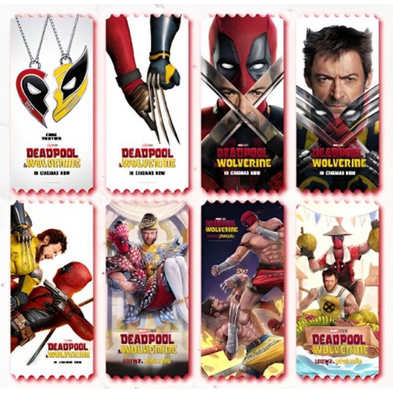 Collectible Ticket Deadpool & Wolverine 2024 Twinkle Authentic | Shopee ...