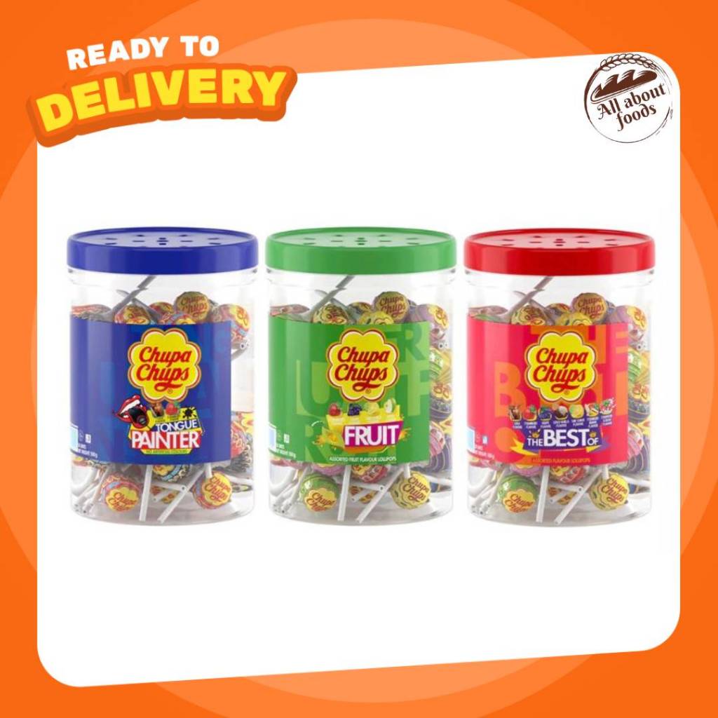 Chupa Chups Classic Tongue painter Lollipop Tang Penter 50 Sticks ...