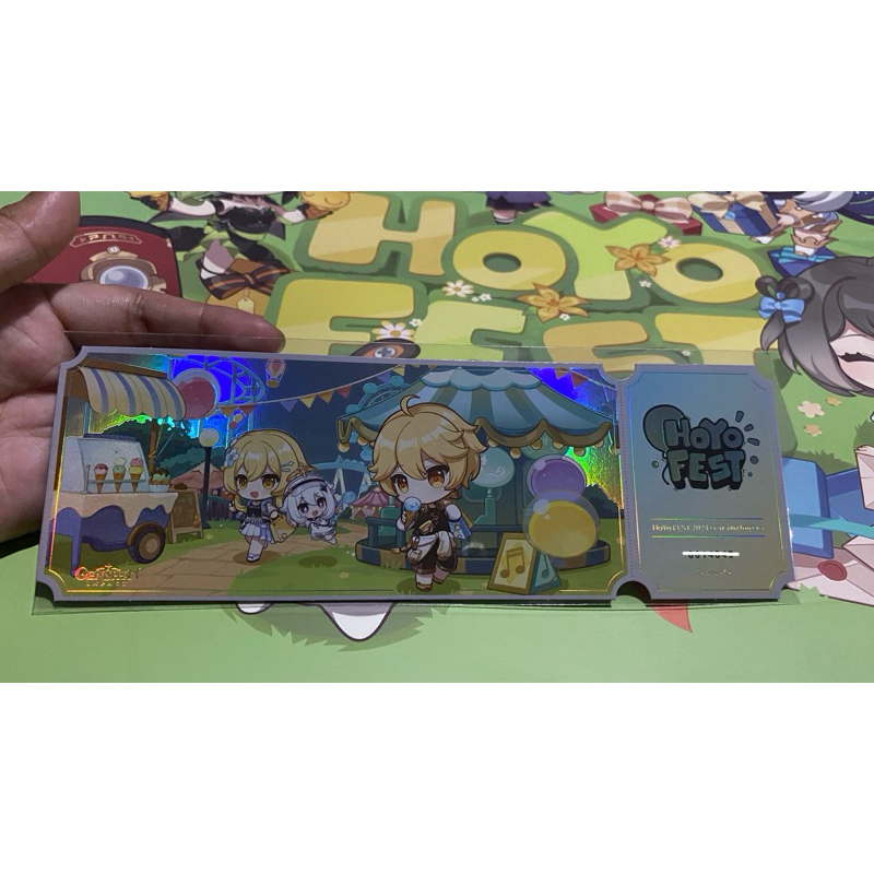 Hoyofest 2024 Laser Ticket Genshin Impact Special Tick | Shopee Philippines