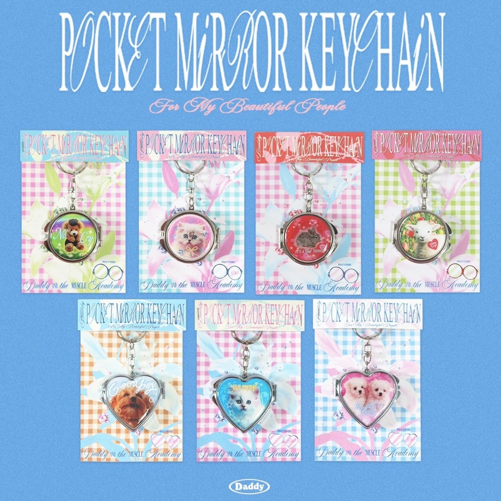 DADDY | Pocket Mirror Keychain Cute Portable | Shopee Philippines