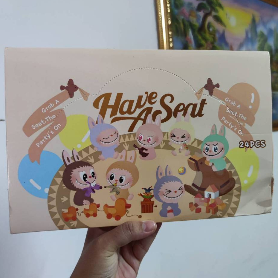 Labubu V.2 Keychain Random Box (Lift 24 Boxes) Very Cute. There Are 2 ...