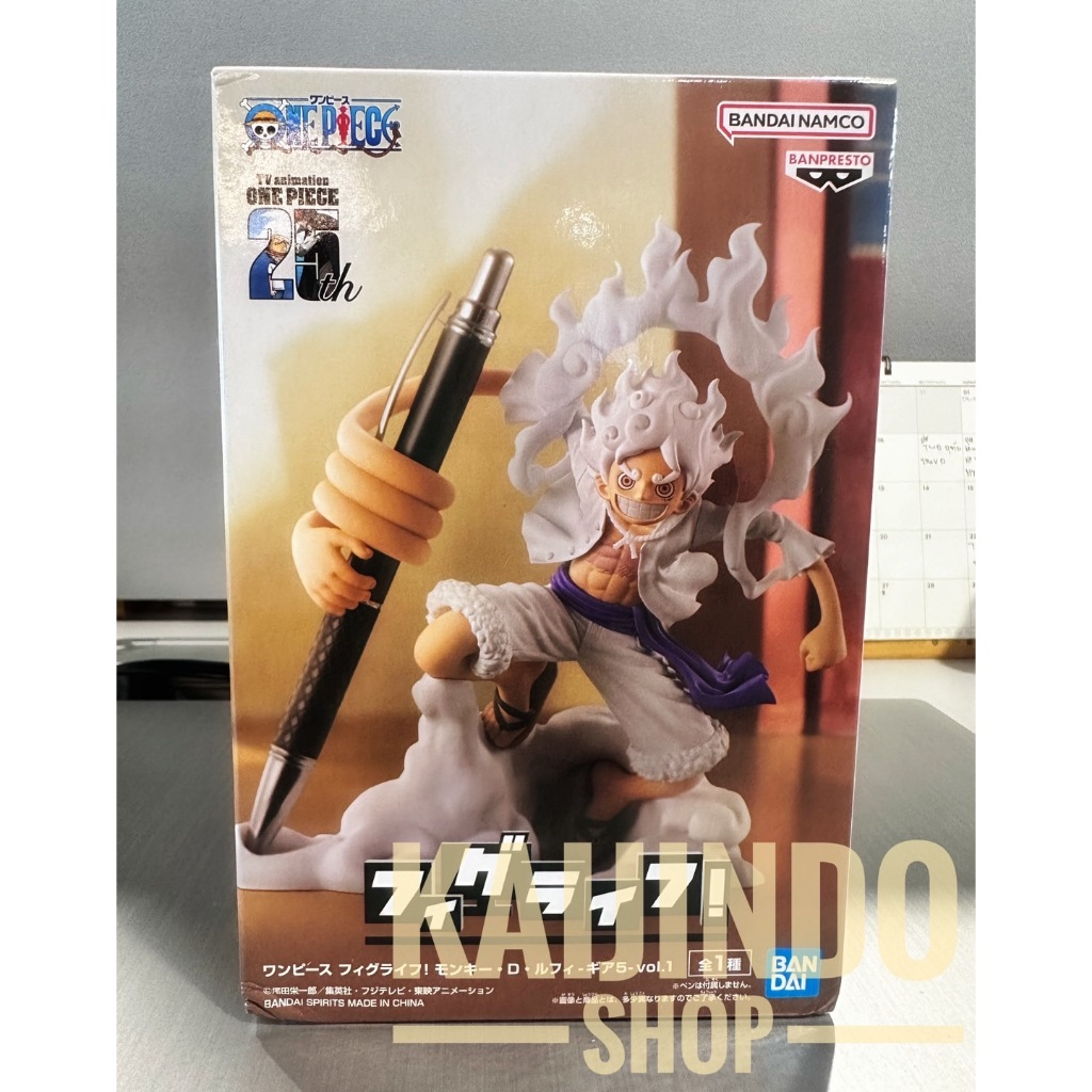 One Piece Fig Life! Monkey D Luffy-Gear 5-vol.1-5th 1 Lot Japan Golden ...