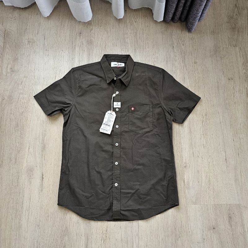 John Henry Men's Shirt sizeL Olive Green *New Tag Label* | Shopee ...