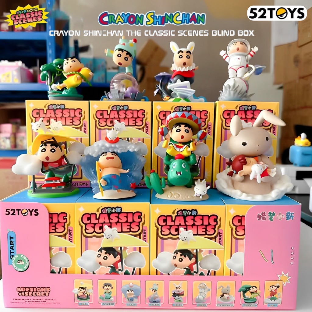 1 52TOYS Crayon Shin-Chan Classic Scenes Series Shin Chan (Dip) Win ...