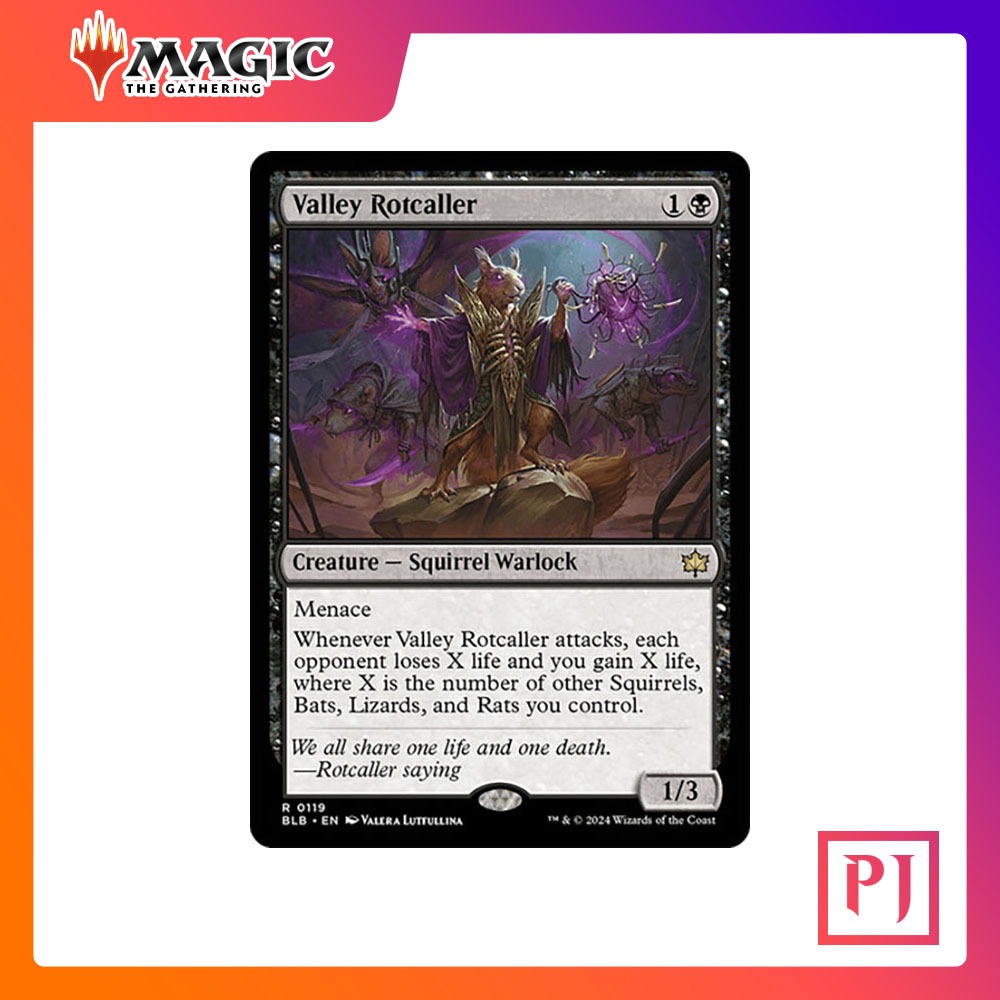[MTG] Valley Rotcaller [BLB] [BLACK] [RARE] [NORMAL] [ENG] (Magic Card ...