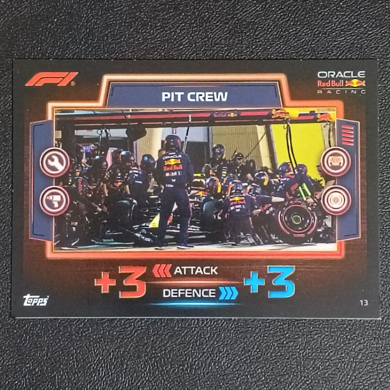 FORMULA ONE CARD (PIT CREW) TURBO ATTAX 2023 TRADING GAME FIA WORLD ...