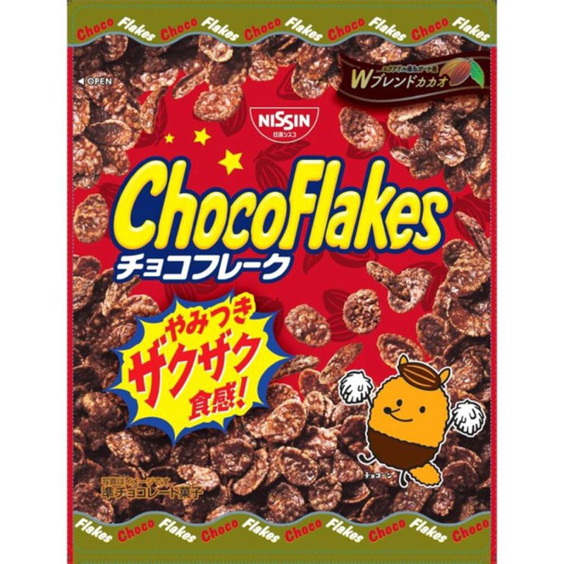 Nissin choco flakes 70g./ mild Bite 65g. Conflakes From Japan 2 Types ...