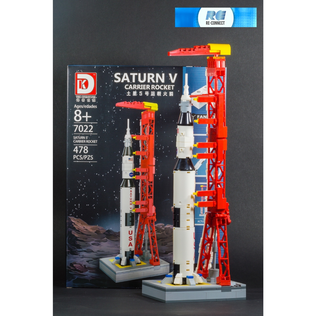 Building Blocks Rocket Satern 5 Release Base Transport Naza Toy TEC ...