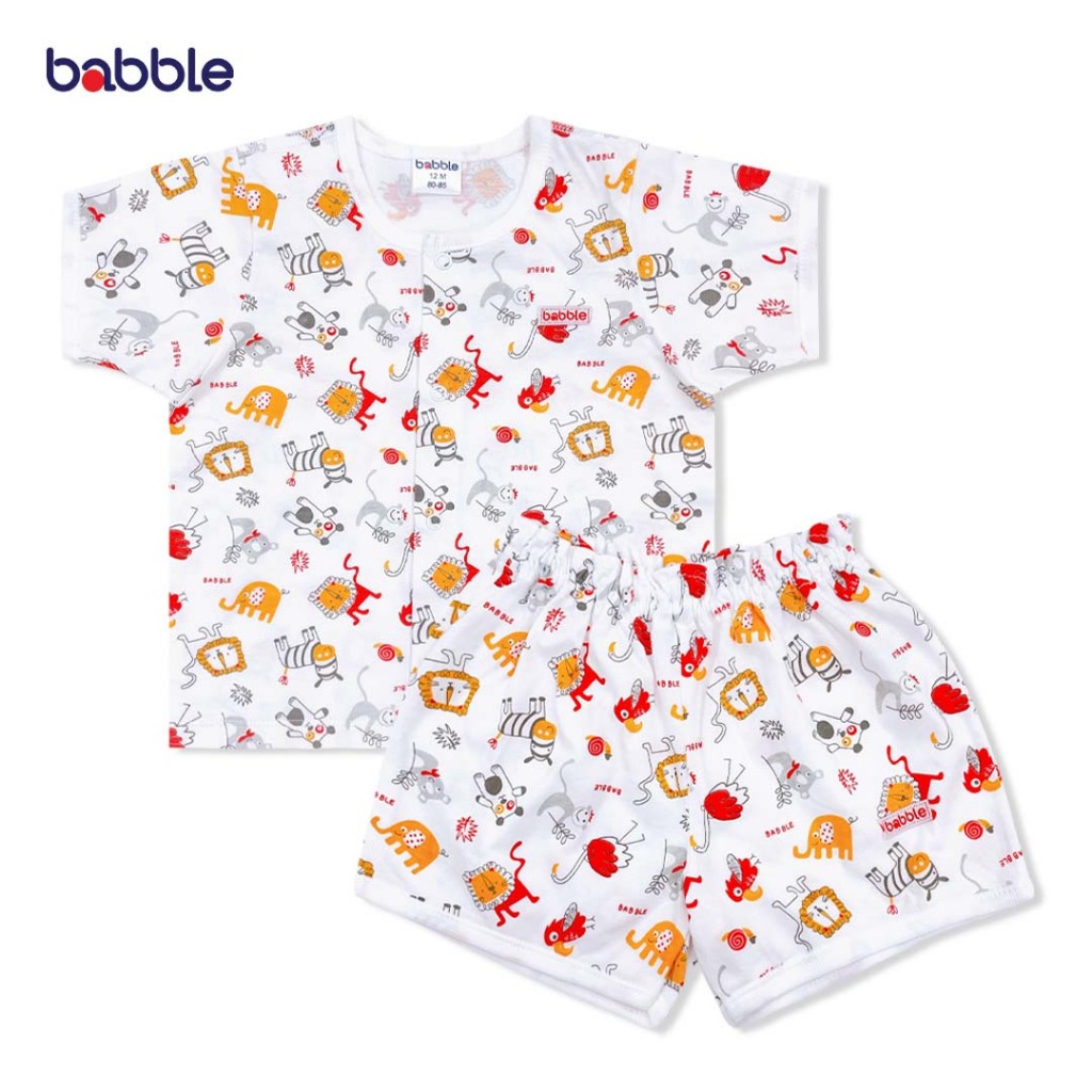 BABBLE Baby Set Short Sleeve 6 To 7 Years Old Zoo Collection (BSS ...