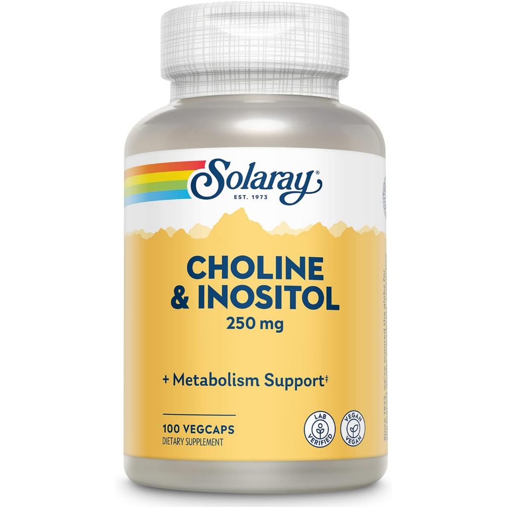 Solaray Choline & Inositol 250 mg 100 VegCaps (No.3213) | Shopee ...