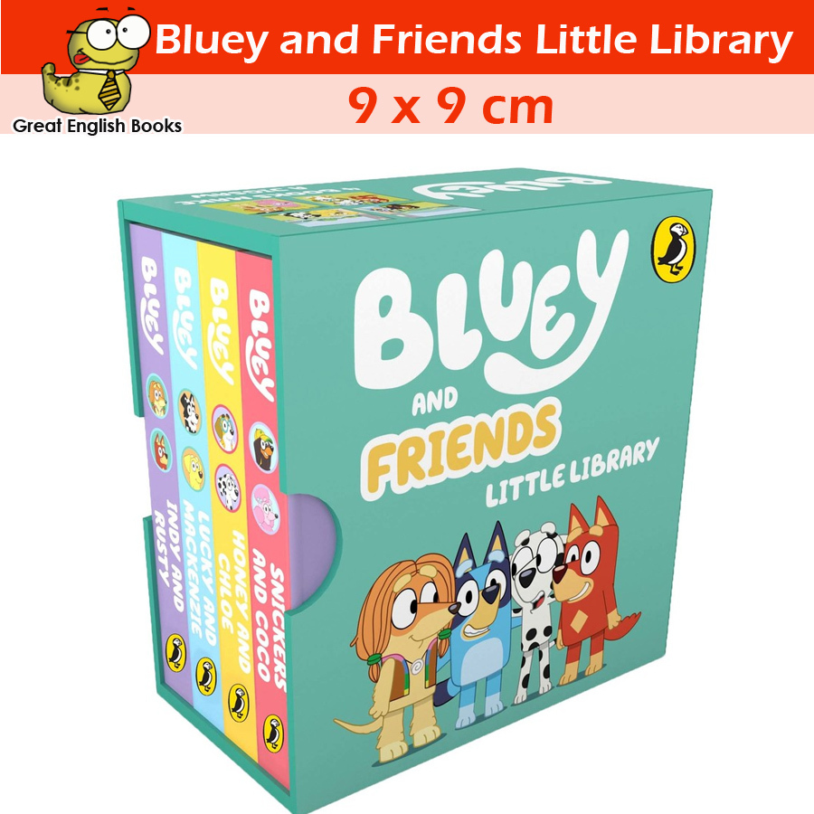 Original* Bluey Mini Board book Set: and Friends Little Library ...