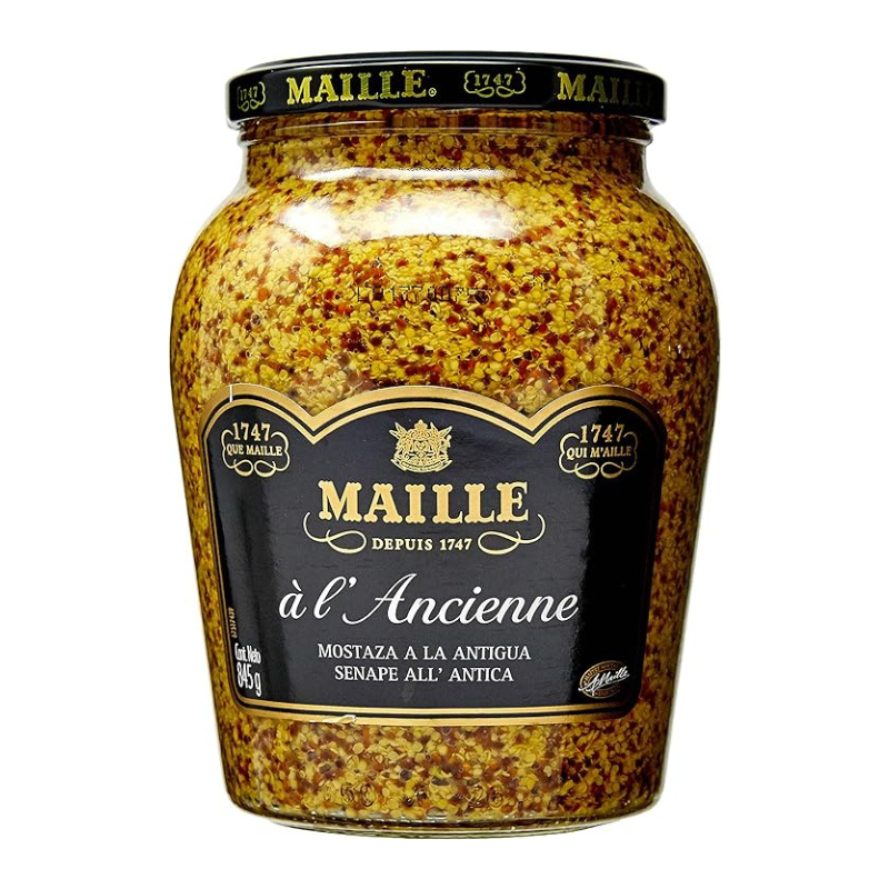 Myy Mustard Whole Grain 845g-Wholegrain 845g Maille brand | Shopee ...