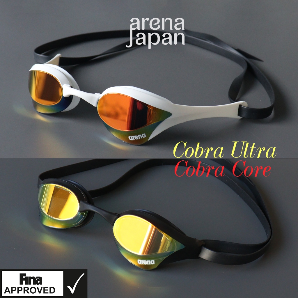 Arena Japan Swim Goggles Fina Approved Cobra Ultra Core And Swipe ...
