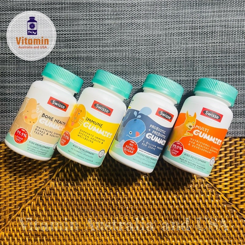 Swisse Kids Gummies Swiss Jelly Gummy Vitamin Bone health Probiotic ...