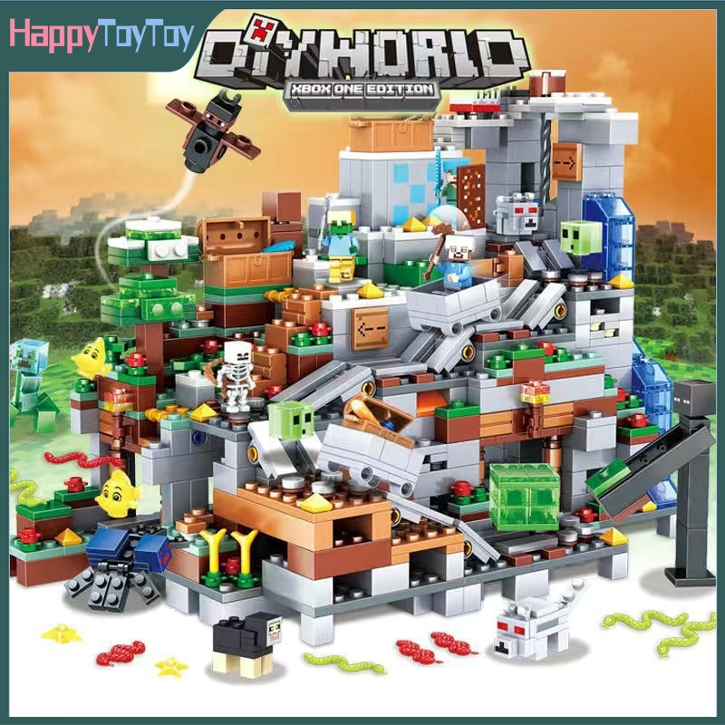 Minecraft Toys Building Blocks My World Battle Assembling Science ...