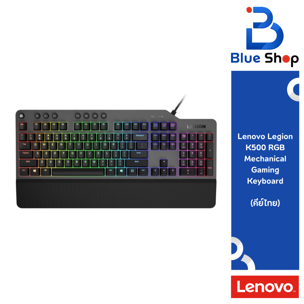 Lenovo Logion K500 RGB Mechanical Gaming Keyboard Red Switch GY40V42767 ...