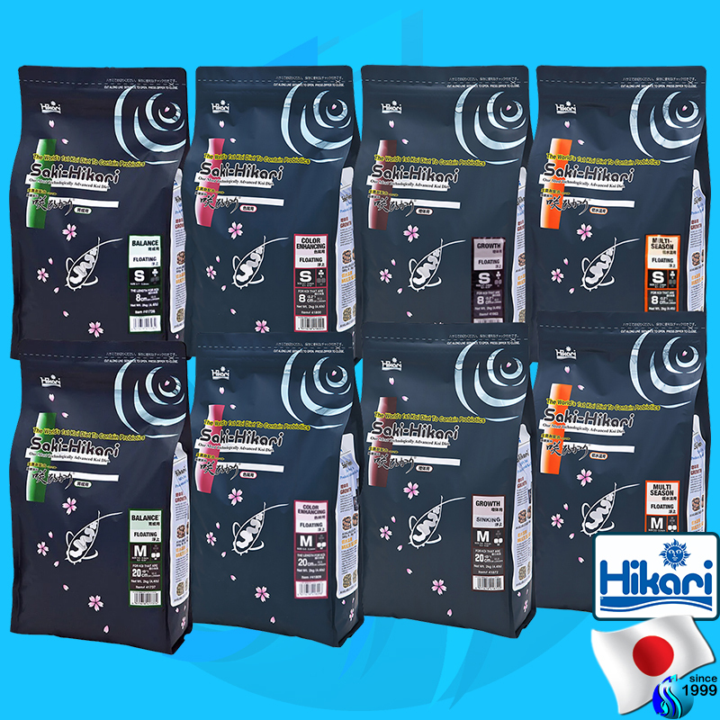Hikari Saki-Hikari Koi Food Balance/Color Enhancing/Growth/Multi-Season ...