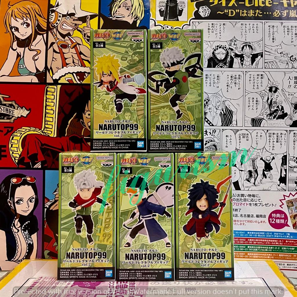 WCF Narutop99 Naruto Vol.2 Minato Kakashi Sakumo Obito Madara Authentic ...