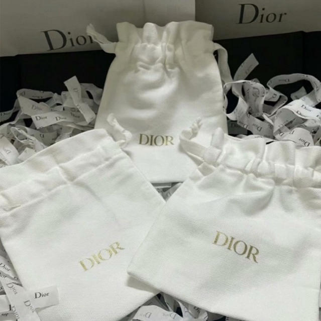 Dior Drawstring Bag 1 size12x15cm Multi-Purpose Cosmetic Can Put ...