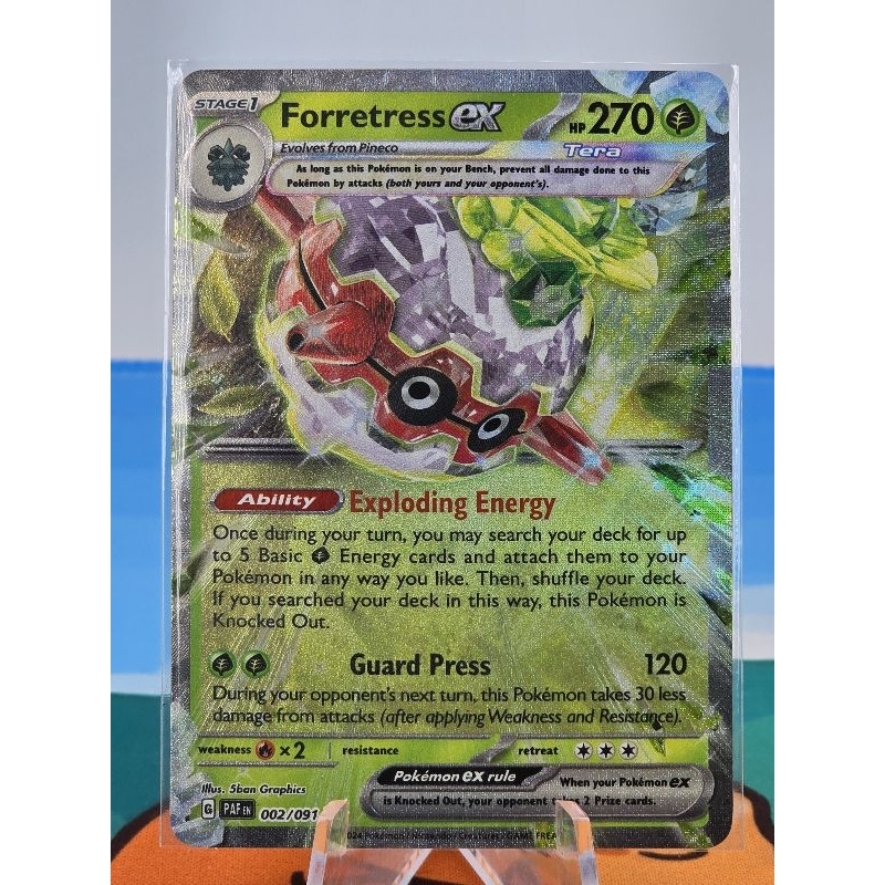 Pokemon Card "Forretress EX 002/091" ENG Paldean Fates | Shopee Philippines