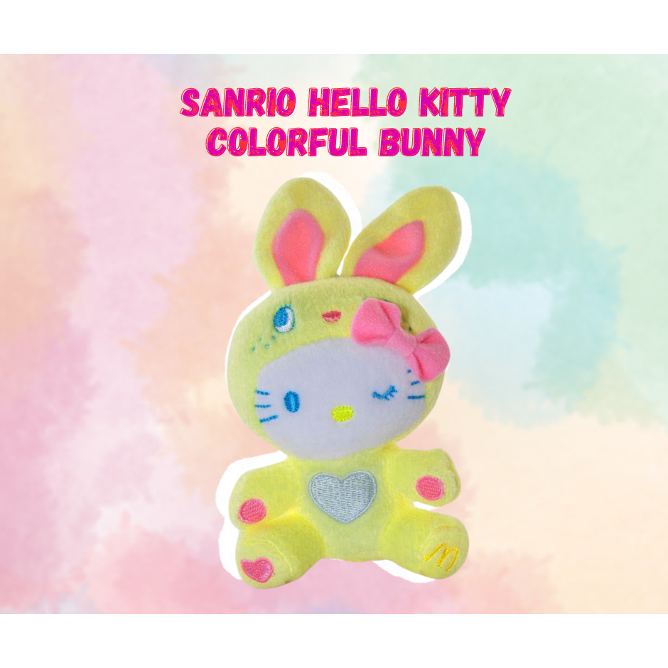 Mcdonald's x Hello Kitty Colourful Bunny | Shopee Philippines