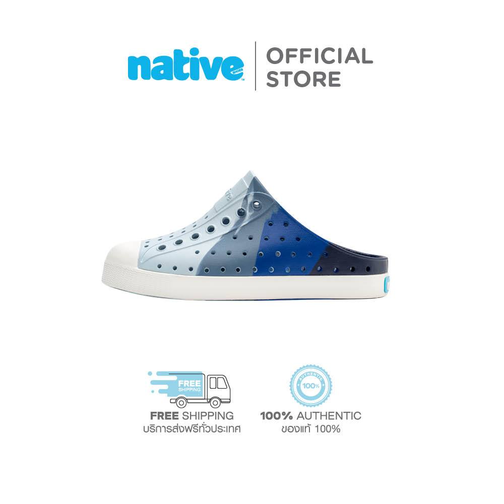 Native Big Kids EVA Waterproof Shoes Jefferson Clog Marble Oasis ...