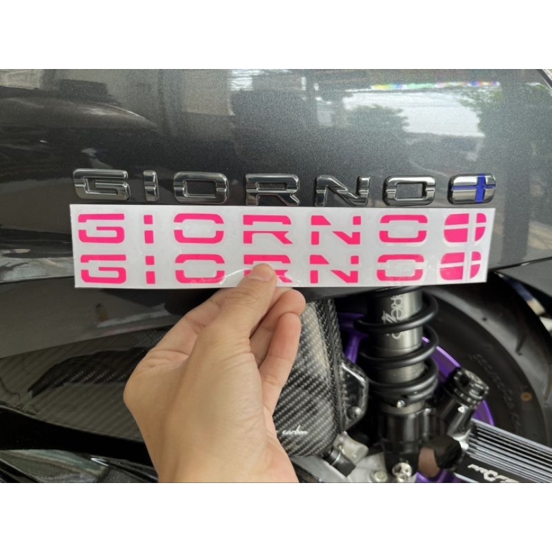 Giorno Original Logo Overlap Sticker (Logo1 Pair)Giorno | Shopee ...