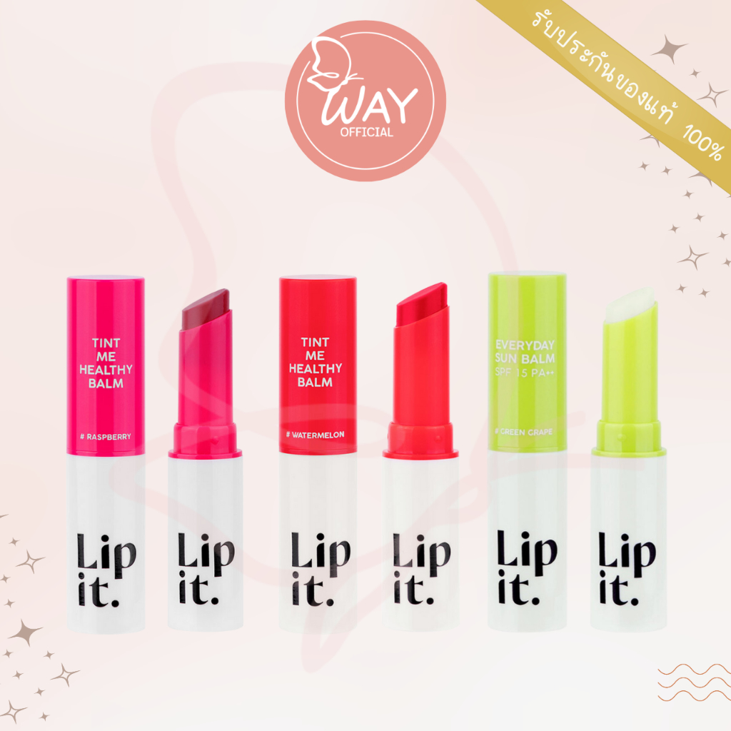 Lip It Tint Me Healthy Balm/Everyday Sun SPF15 3g Balm/ Every day 3g ...