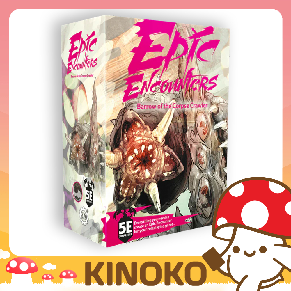 Epic Encounters: Barrow of the Corpse Crawler From Kinoko Card Game ...
