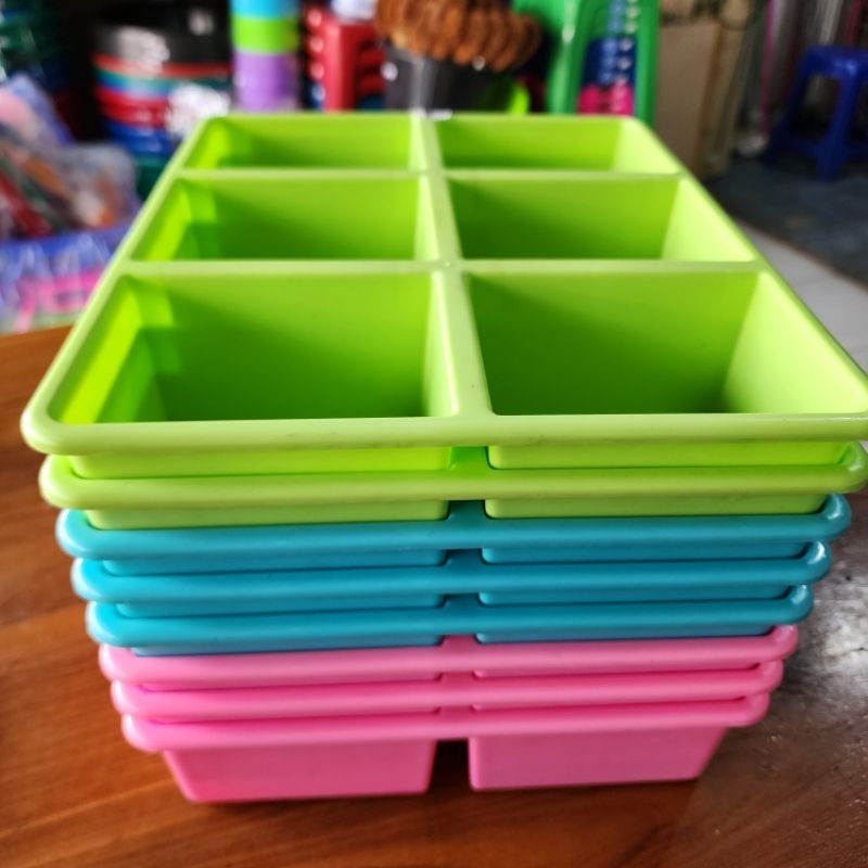 6 Compartment Junction Box Color Plastic Insert Money Tools | Shopee ...