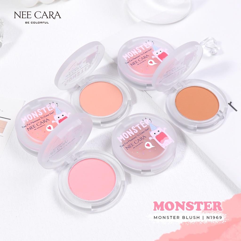 NEE CARA Neecara Blush Monster N1969 | Shopee Philippines