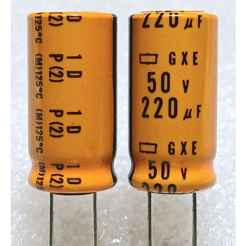 NCC Nippon Chemi-Con GXL 220uf 50v capacitor Leg Distance Capacitors ...