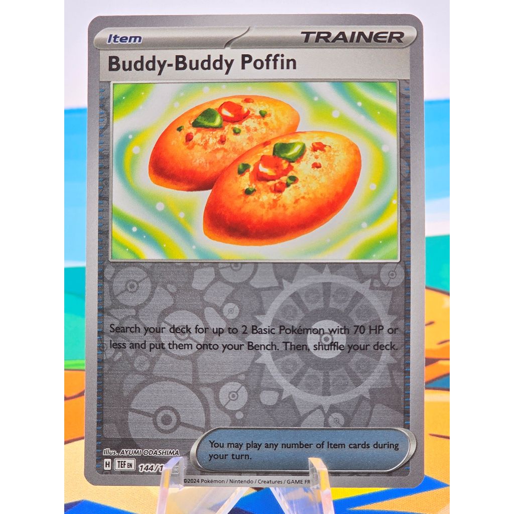 Pokemon Card "Reverse Holo Trainer Card" ENG Temporal Forces | Shopee ...
