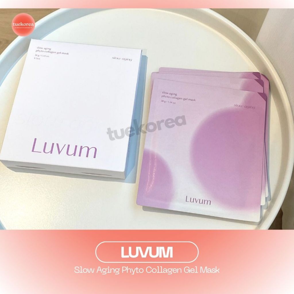 Luvum Slow Aging Phyto Collagen Gel Mask-1 Box 5 Sheets | Shopee ...