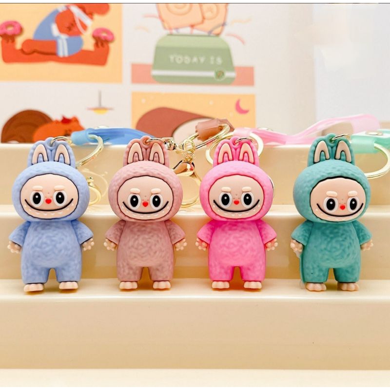labubu Keychain Doll Made Of Pvc | Shopee Philippines