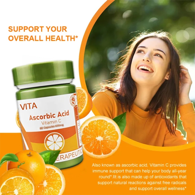 Vitamin C Capsules Blood Orange Supplement (60 Capsules) | Shopee ...