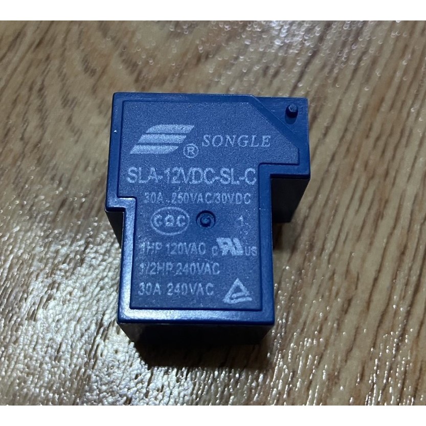 Relay SLA-12VDC-SL-C 30A 5 Pin Blue Songle Power | Shopee Philippines