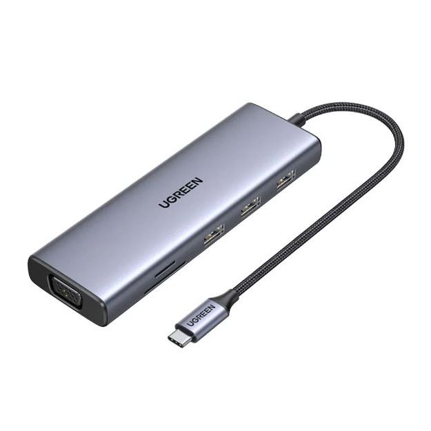 USB TYPE-C MULTIPORT ADAPTER (Conditioner Device) UGREEN USB-C TO MULTI ...