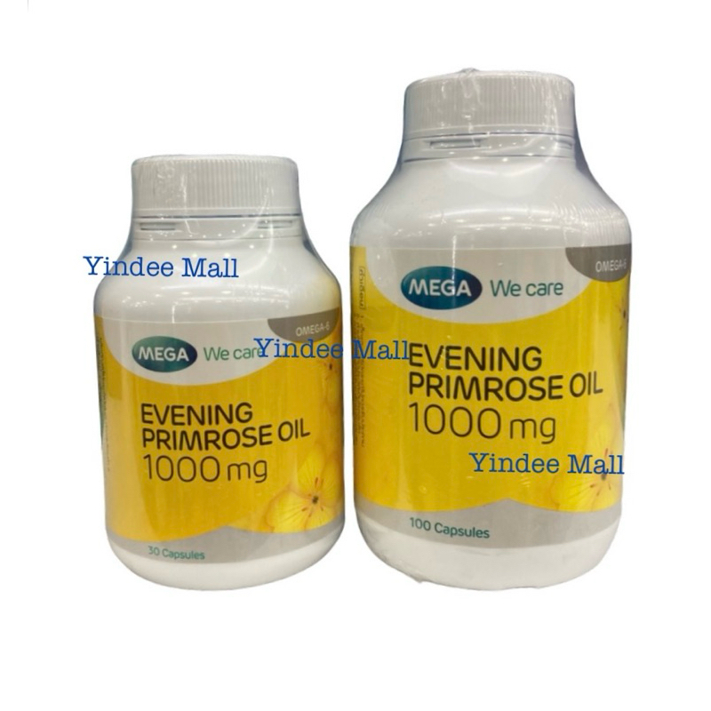 MEGA EPO Evening Primrose Oil 1000mg Anti-Inflammatory Vizomeric Pain ...