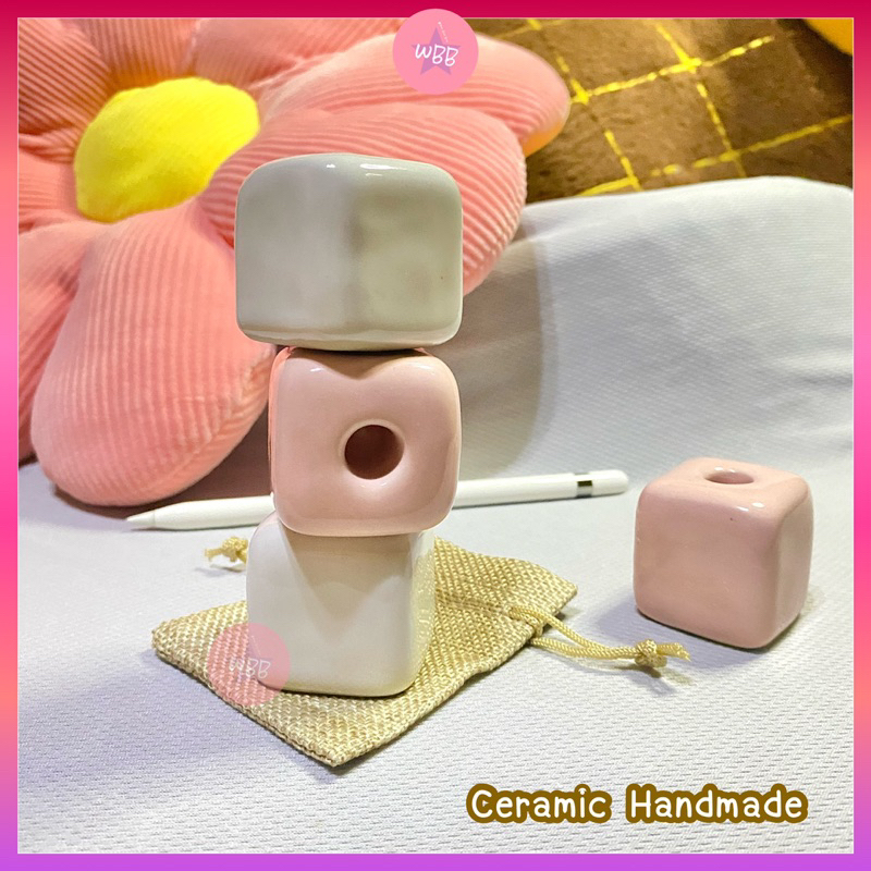 Nine Ceramic Head-Made Multi-Purpose Pen Plug Can Be Decorated In A ...