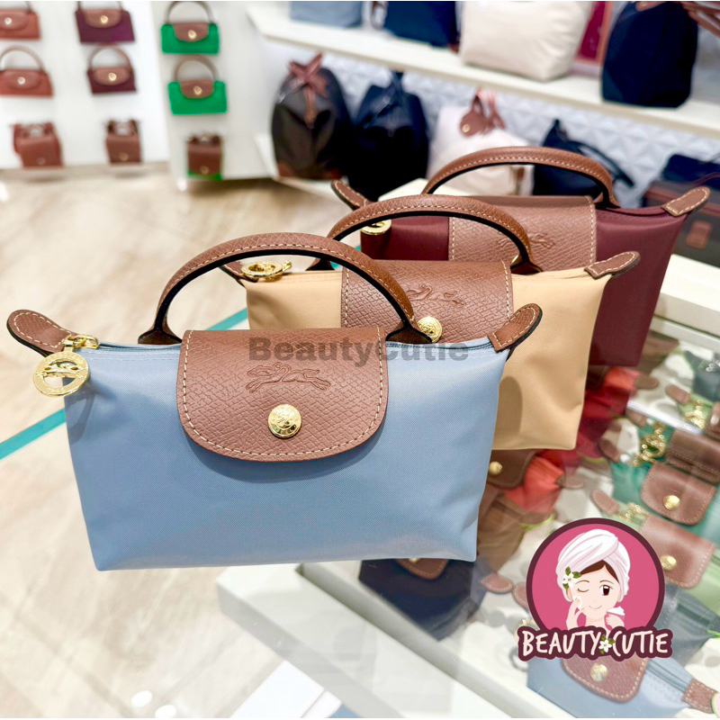 Longchamp Le Pliage Original Mini Pouch With Handle Authentic King ...